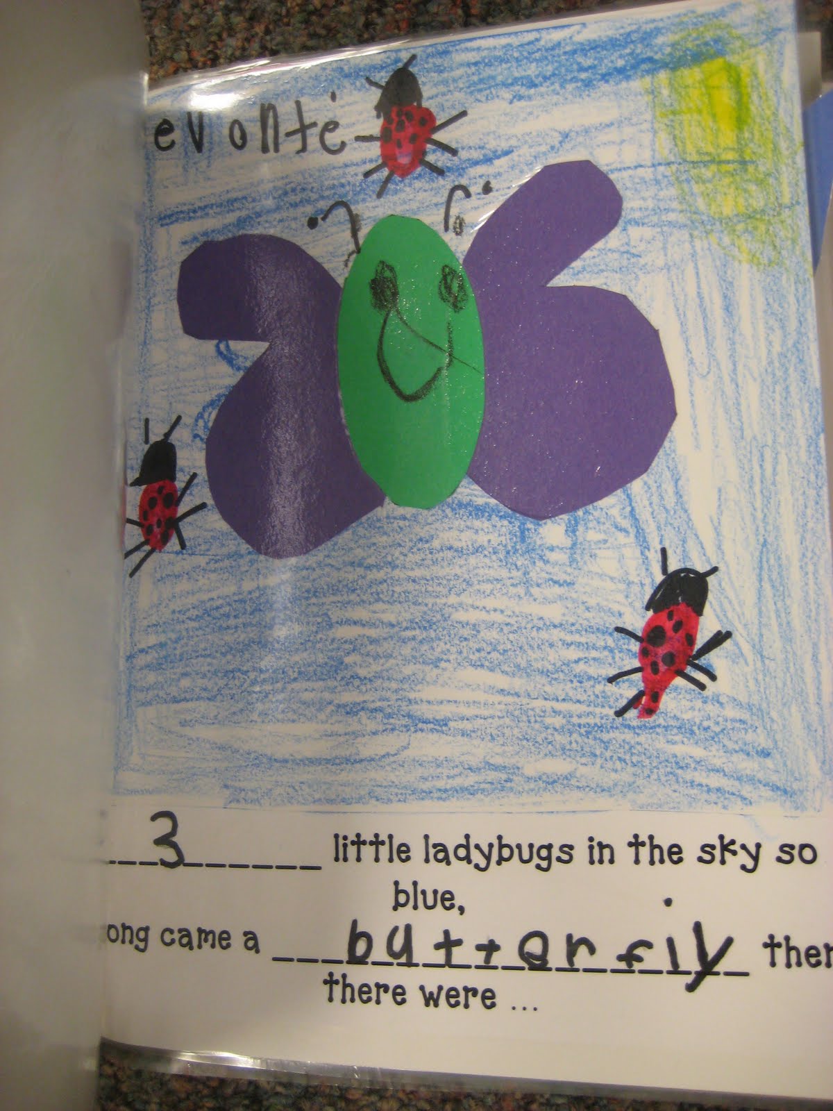 Kinder Garden: Ten Little Ladybugs Class Book