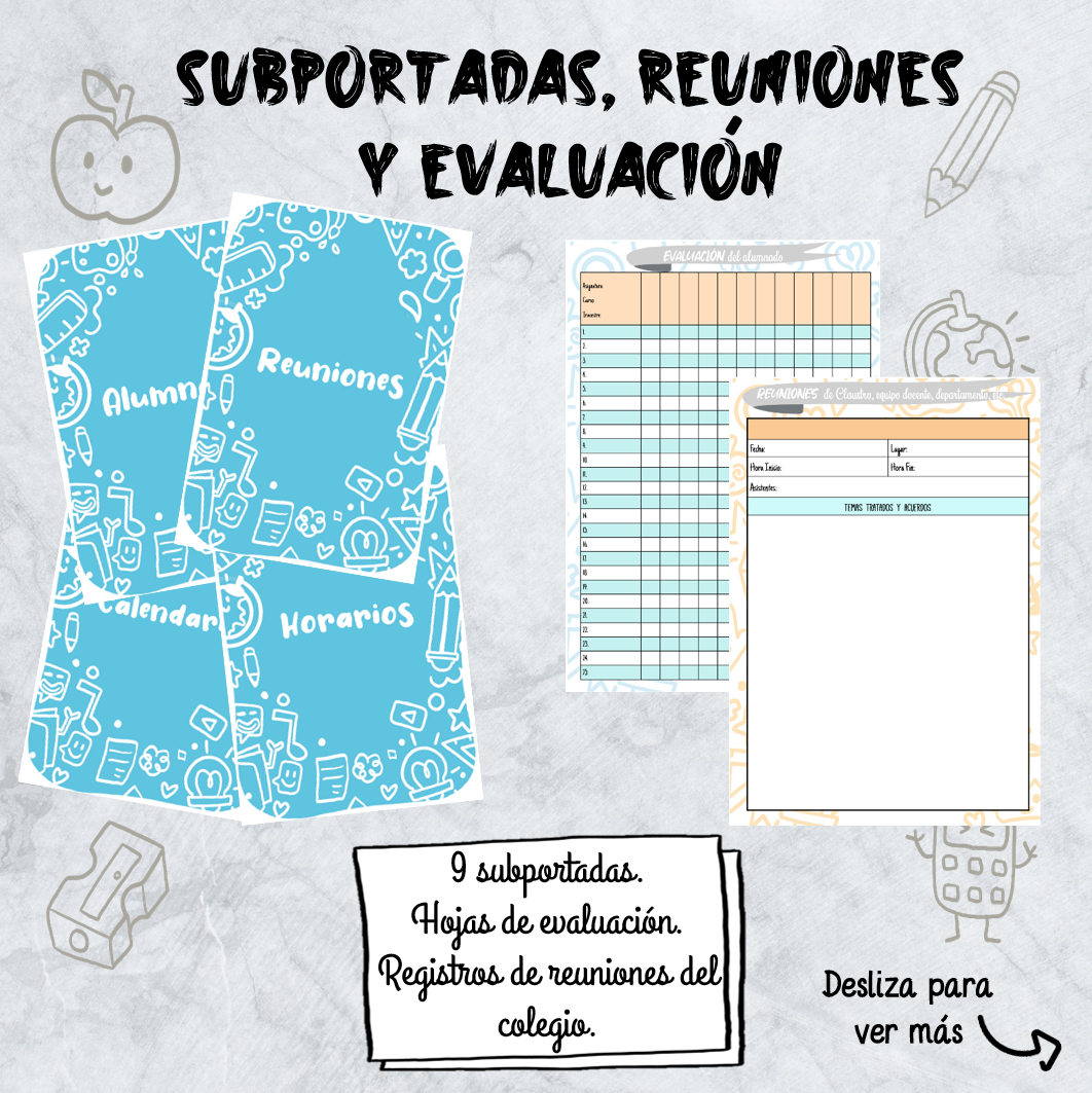 La Profe Raquel: MI CUADERNO DE PROFE 2021/2022 (Castellano e inglés ...