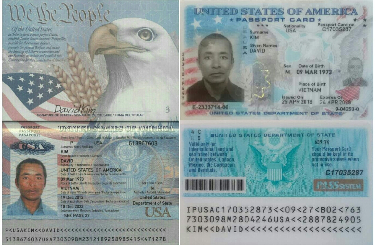 DAVID KIM DAVID KIM UNITED STATES PASSPORT CARD david-kim-david-kim-united-states-passport-card
