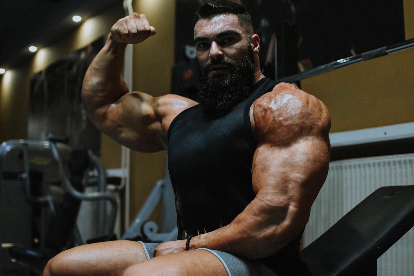 Muscle Lover: Serbian powerlifter and bodybuilder Sasa Lampas