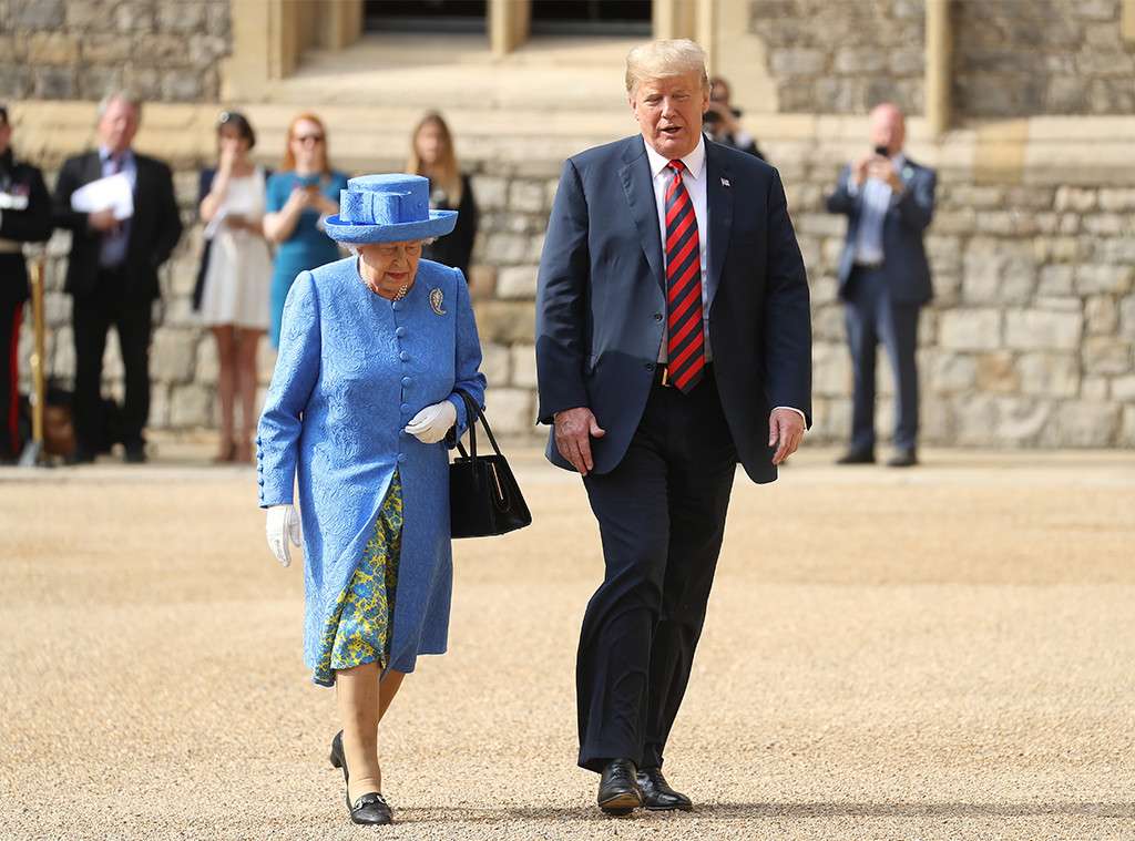 Photos: Trump & Melania Meet Queen Elizabeth - Biesloaded