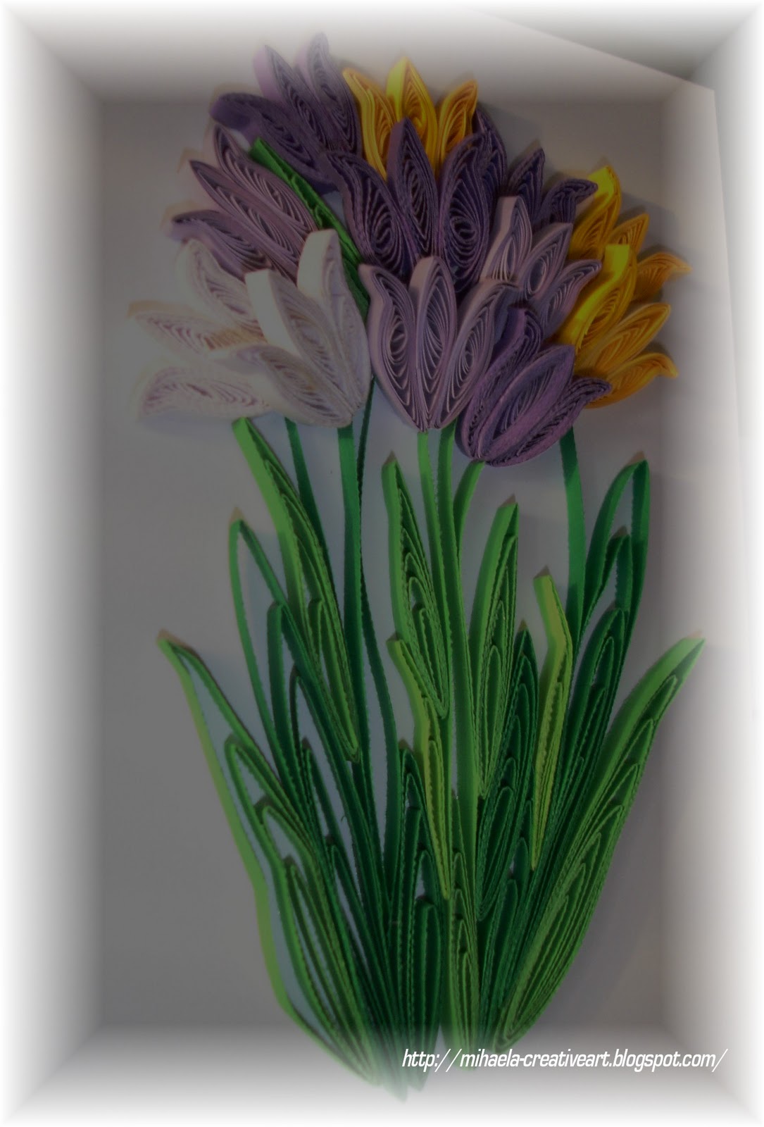 Handmade by Mihaela: Bouquet of tulips