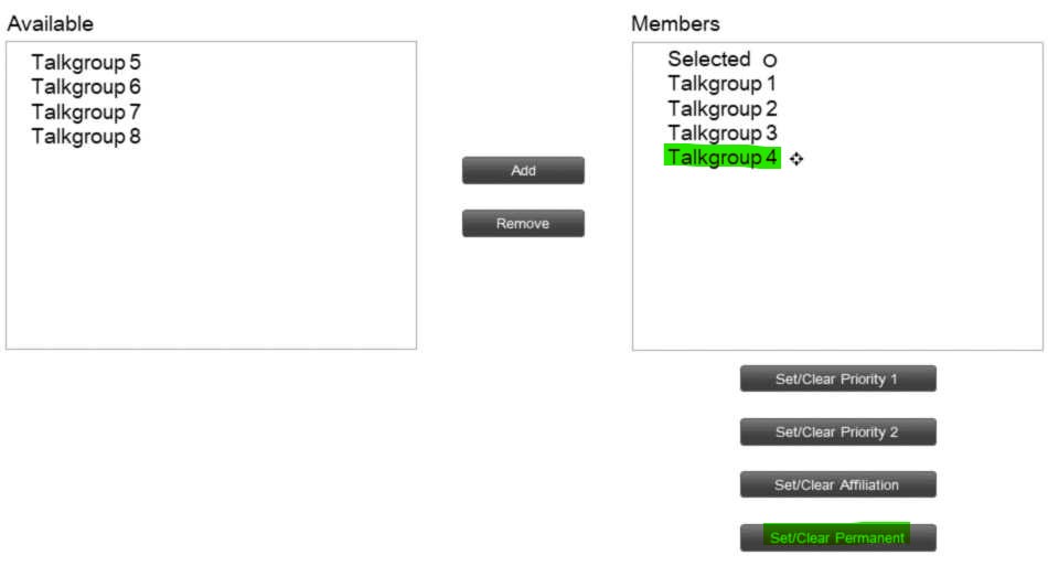 Capacity Max Permanent Receive Talkgroup - DJ0WH