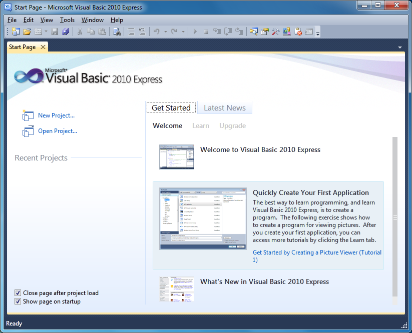 Blog de José Marín: Conociendo Visual Basic 2010 Express