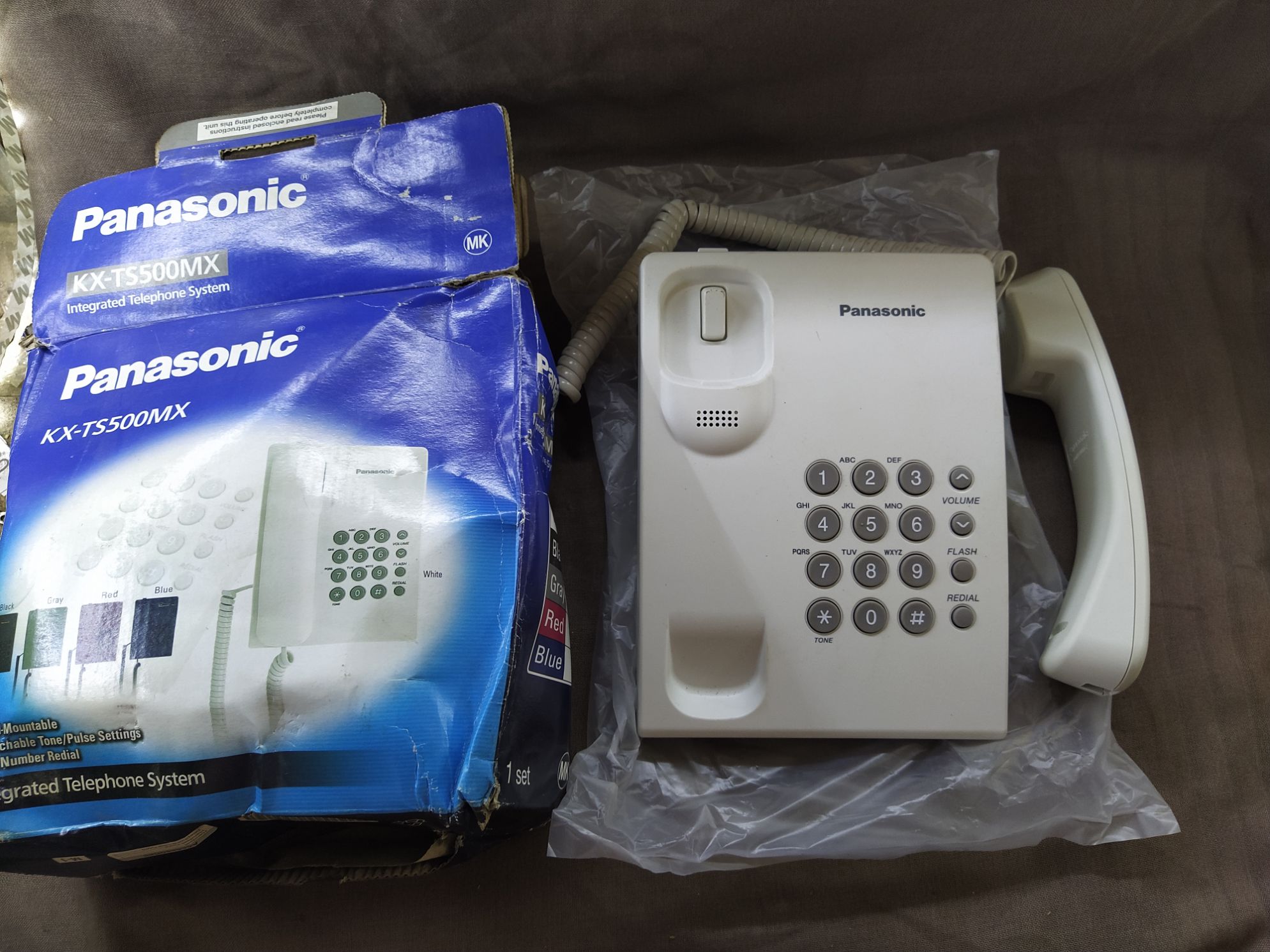PANASONIC KX-TS500MX SINGLE LINE CORDED PHONE