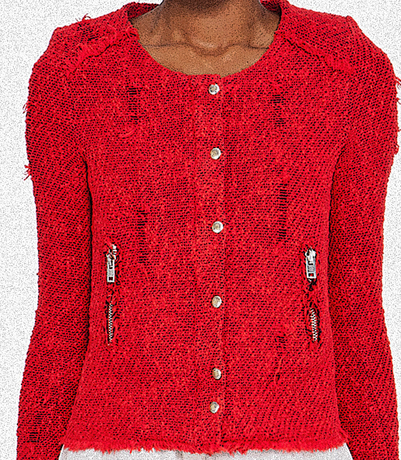 leotajane: Iro Red Agnette Jacket for women