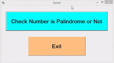 VB Expert: How to find palindrome number in visual basic 6.0