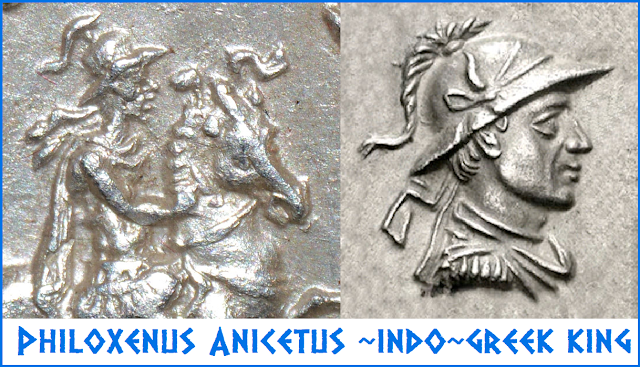 Greek Asia: PHILOXENUS ANICETUS: INDO~GREEK KING