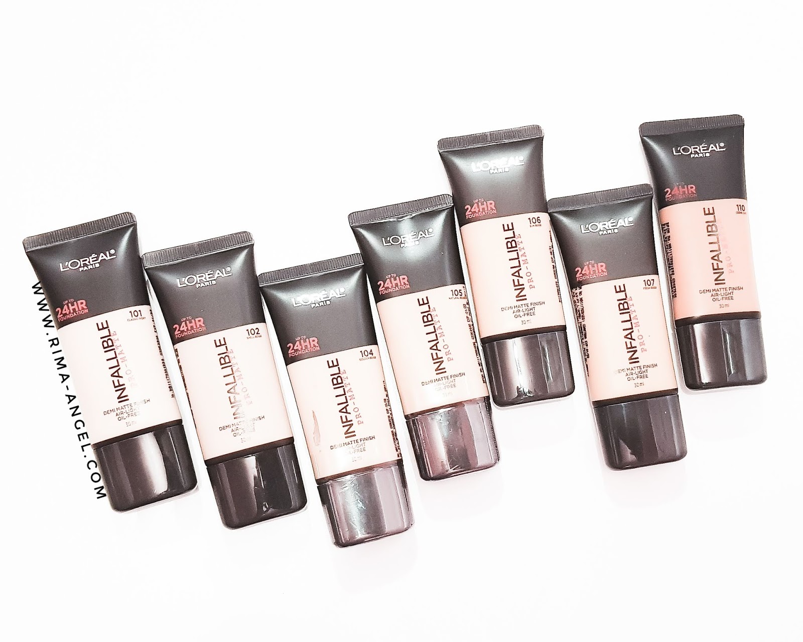 Review Loreal Infallible Pro-Matte Foundation - All Shade