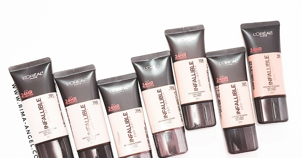 Review Loreal Infallible Pro-Matte Foundation - All Shade