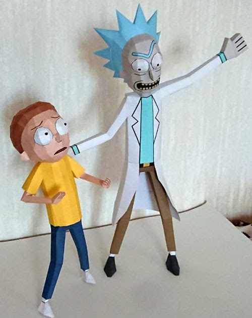Rick and Morty Papercraft | Paperized Crafts