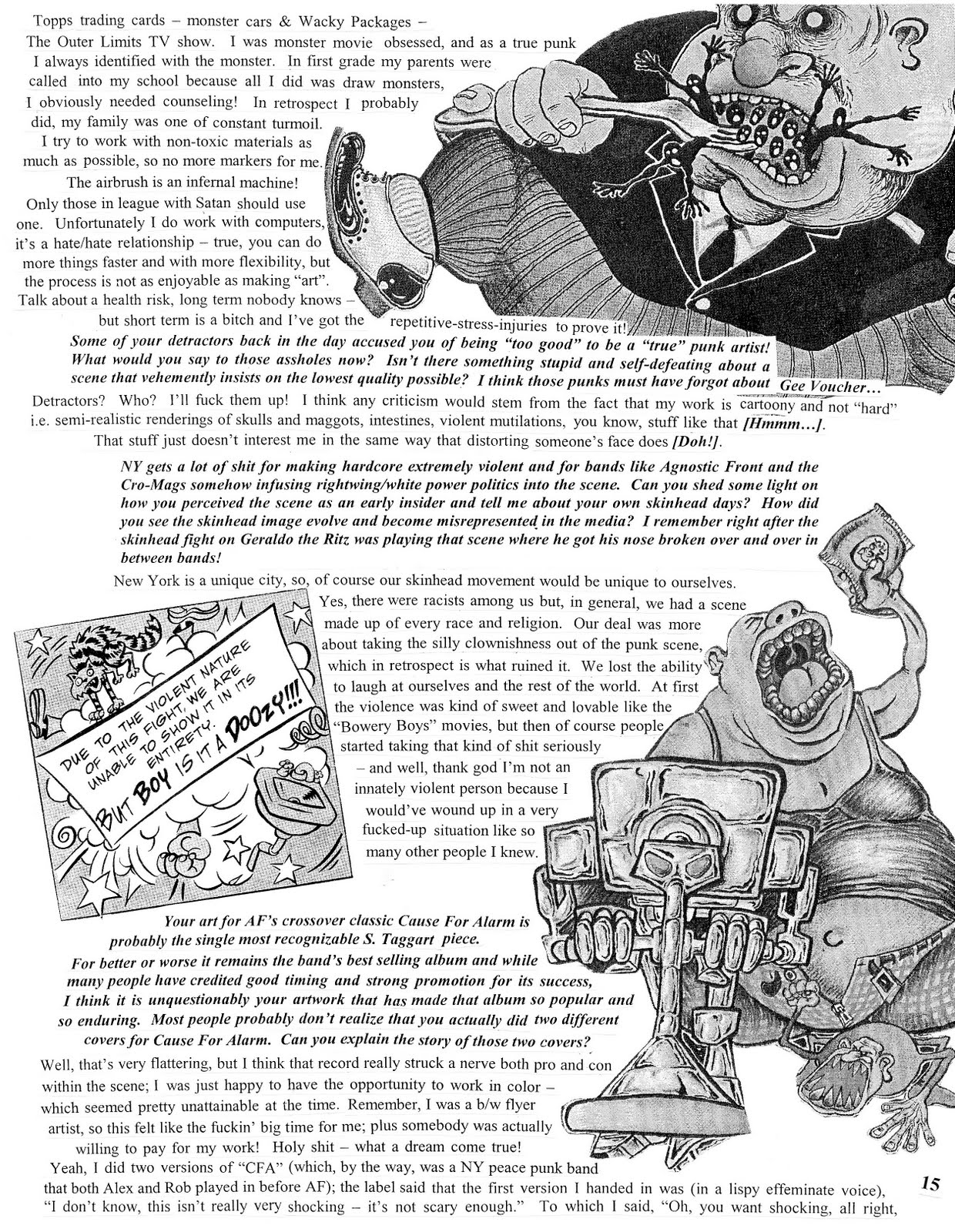 The Battle For Art!: BOI-OI-YOING: THE NEW YORK HARD CORETOONS of SEAN ...