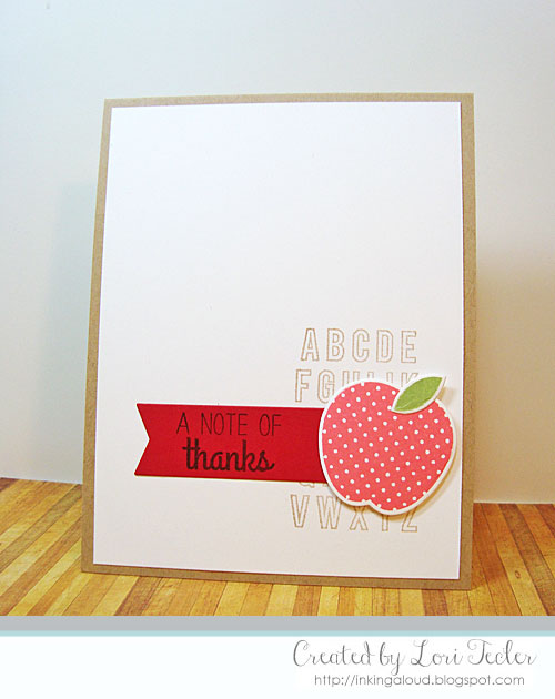 Inking Aloud: A Note of Thanks