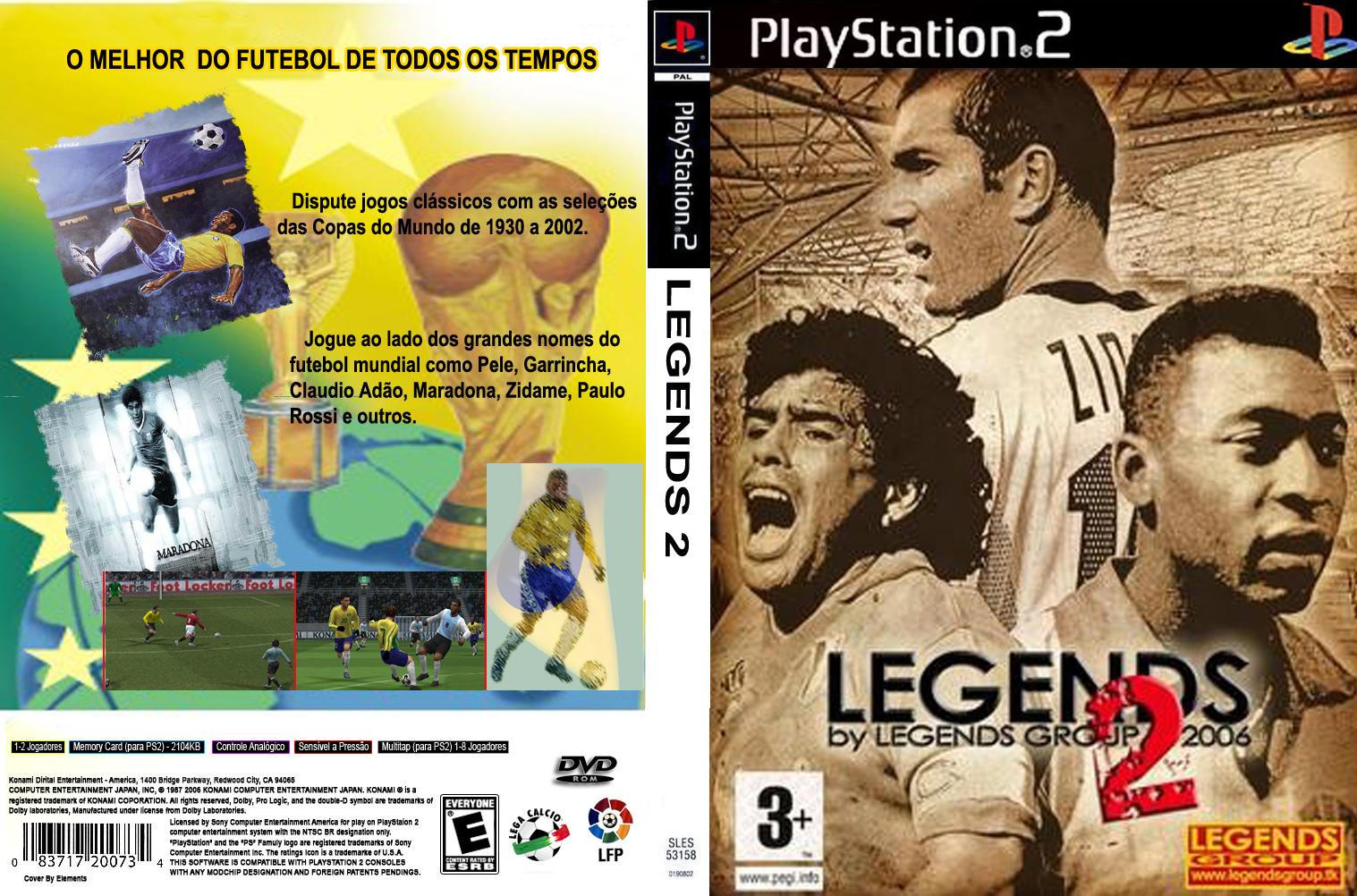 KITS CLASSICOS WE1O: PES LEGENDS 2