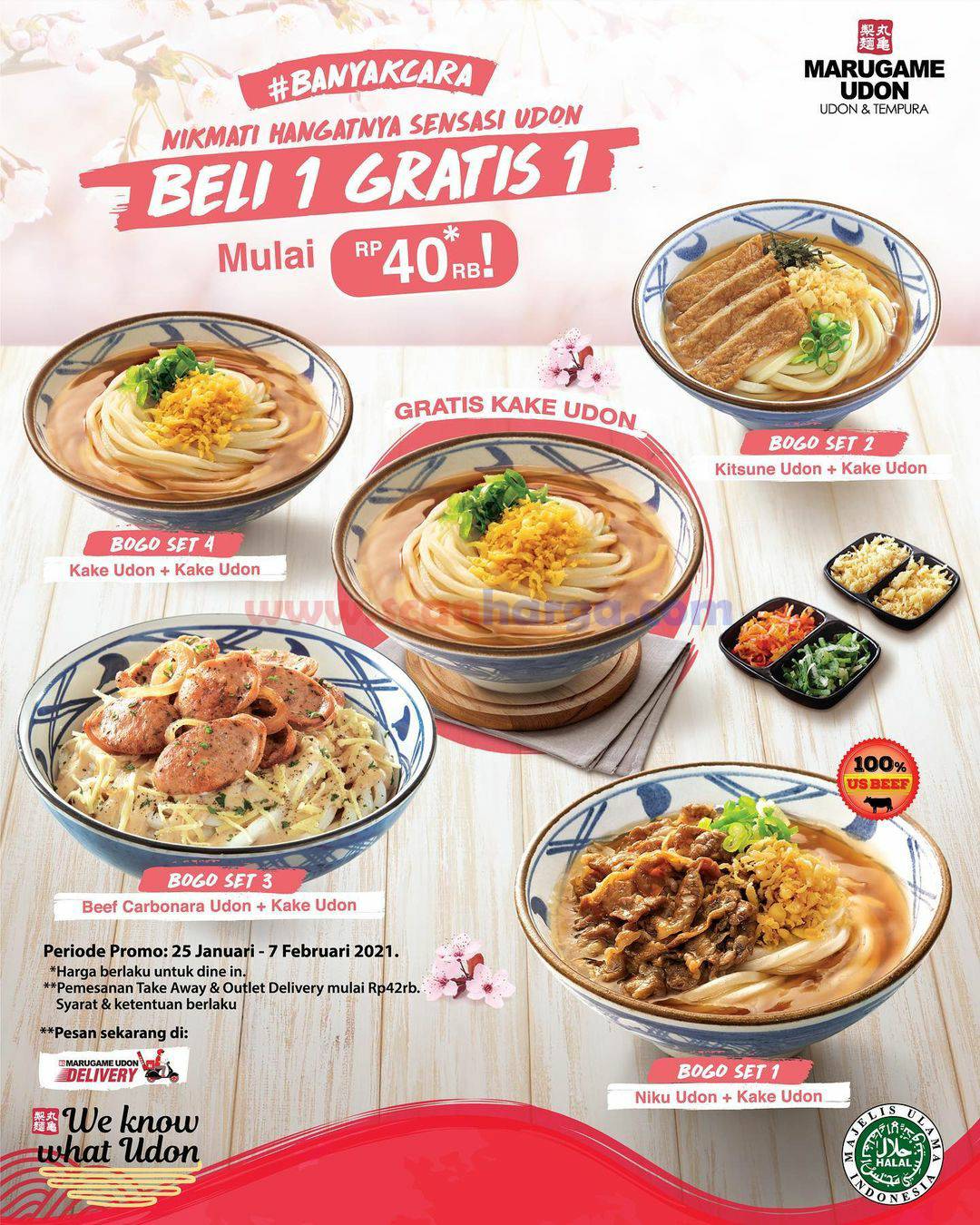 MARUGAME UDON Promo BELI 1 GRATIS 1 – Harga mulai Rp 40rb! - scanharga