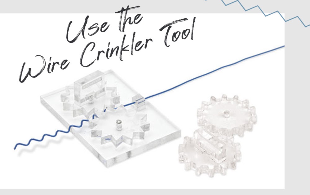 Use the Artistic Wire Wire Crinkler to make a gorgeous cuff bracelet!
