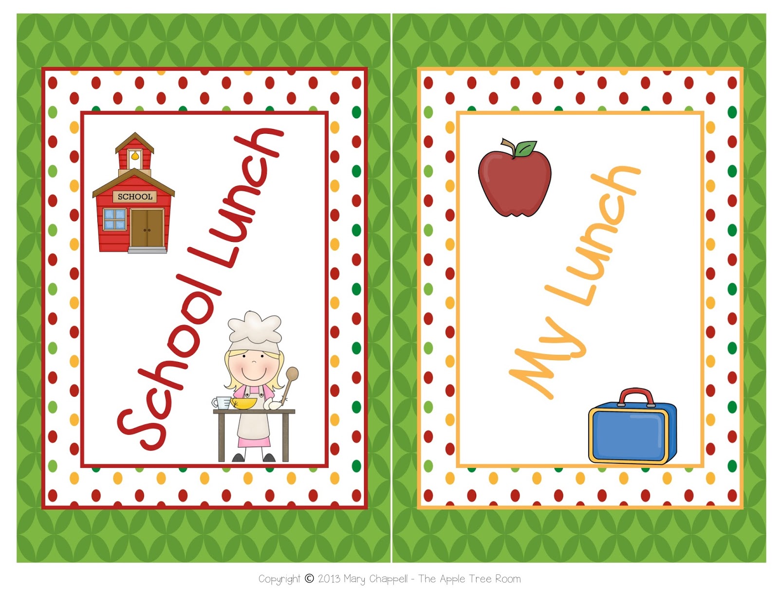 The Apple Tree Room: Apple Attendance Clip Chart