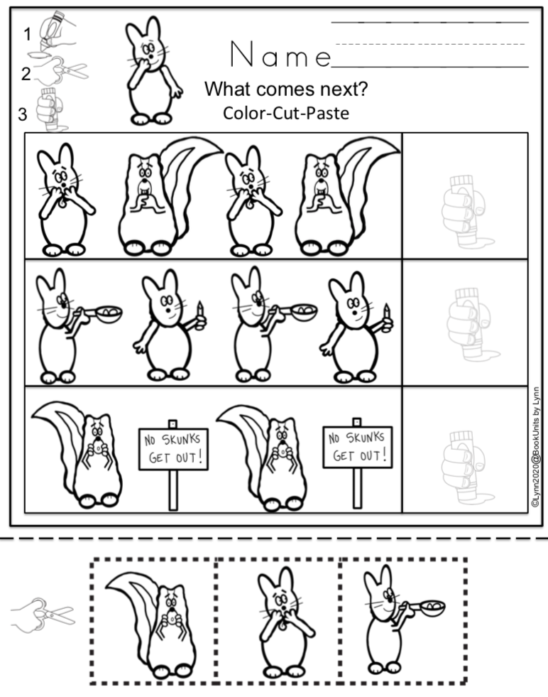 THE EASTER BUNNY'S ASSISTANT BOOK UNIT ~ Book Units by Lynn
