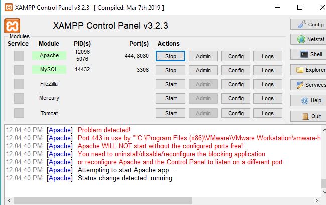 Cara mengatasi port Apache yang Error pada XAMPP - ALL TUTORIAL