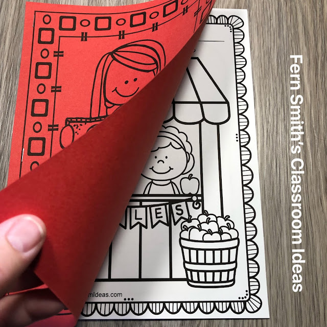 Grab These Adorable Fall Apple Coloring Pages For Your Classroom Today ...