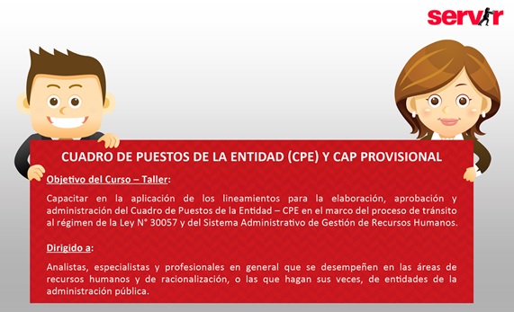 Planeamiento en Salud Peru: PCM - SERVIR - CEP, CAP-P, CAP Y PAP