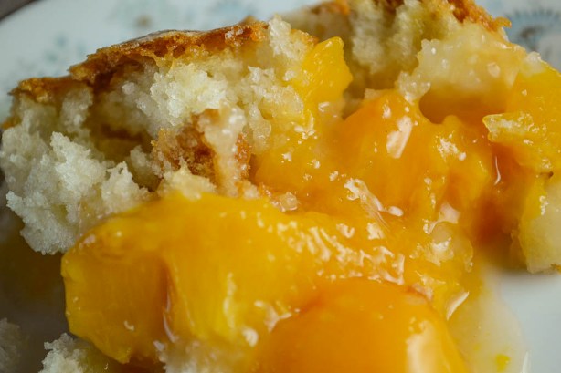 Peach Batter Cake at Weekend Potluck #285 — Mommy's Kitchen