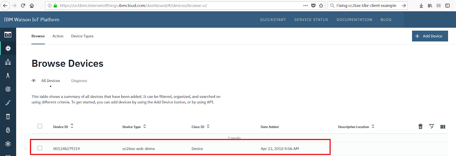 Sun May Sky: How to connect Contiki-NG cc26xx-web-demo to IBM Watson ...