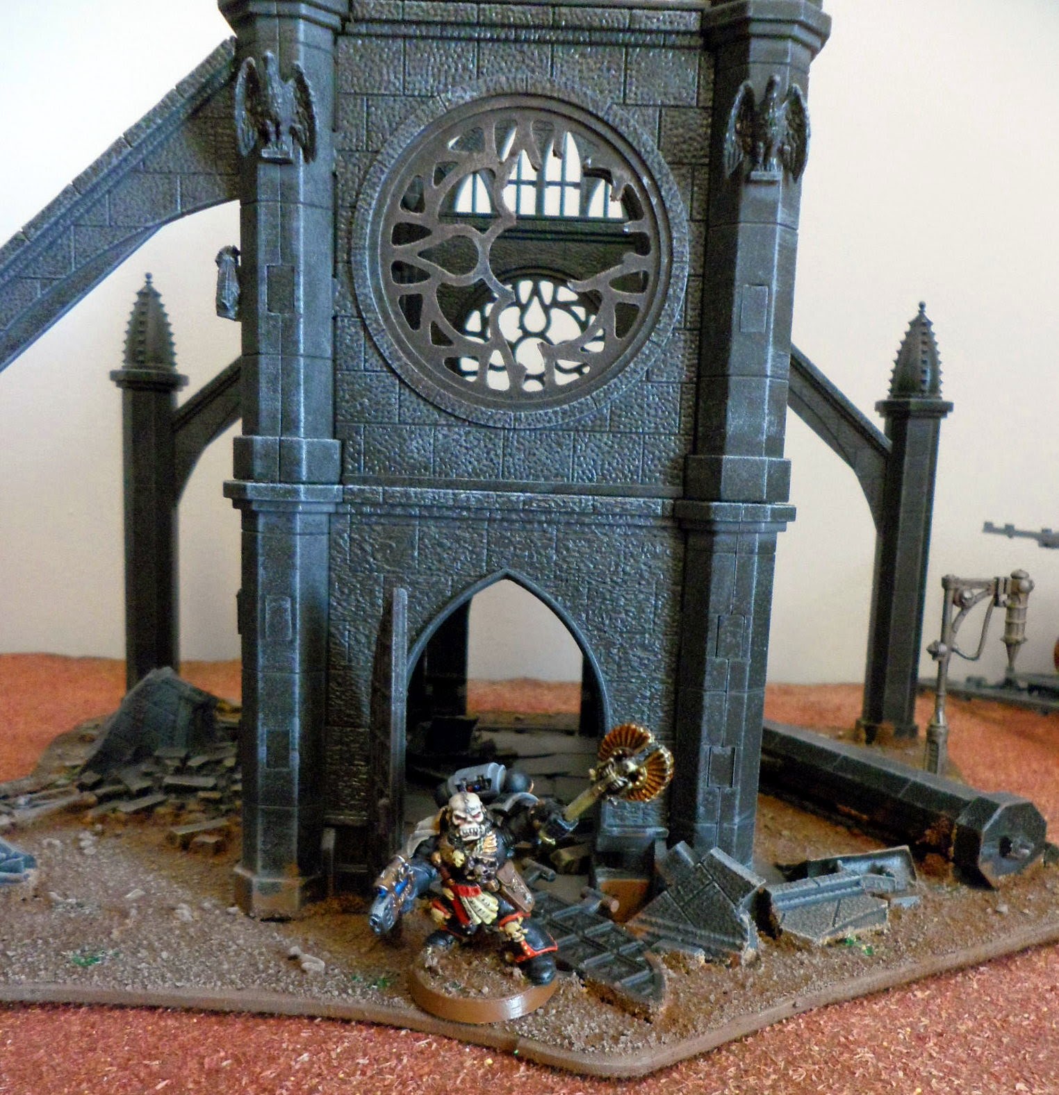 WeeMen: Terrain and Scenery - Pegasus Hobbies Gothic City Ruined Church