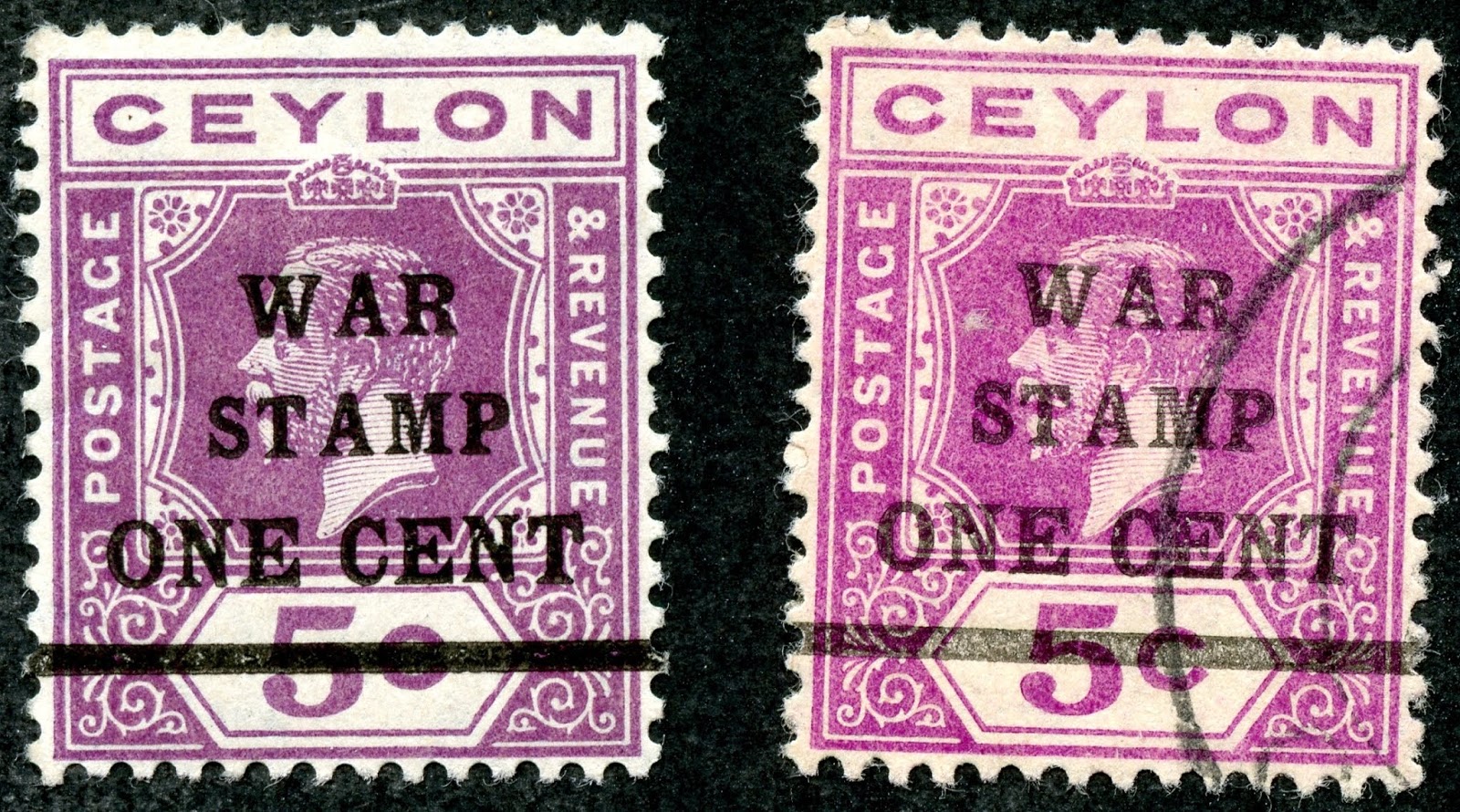 Big Blue 1840-1940: Ceylon 1903-1935 - a closer look