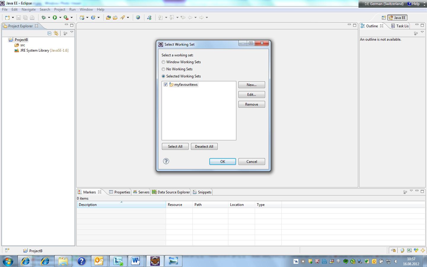 my tech blog: Working with working set in eclipse