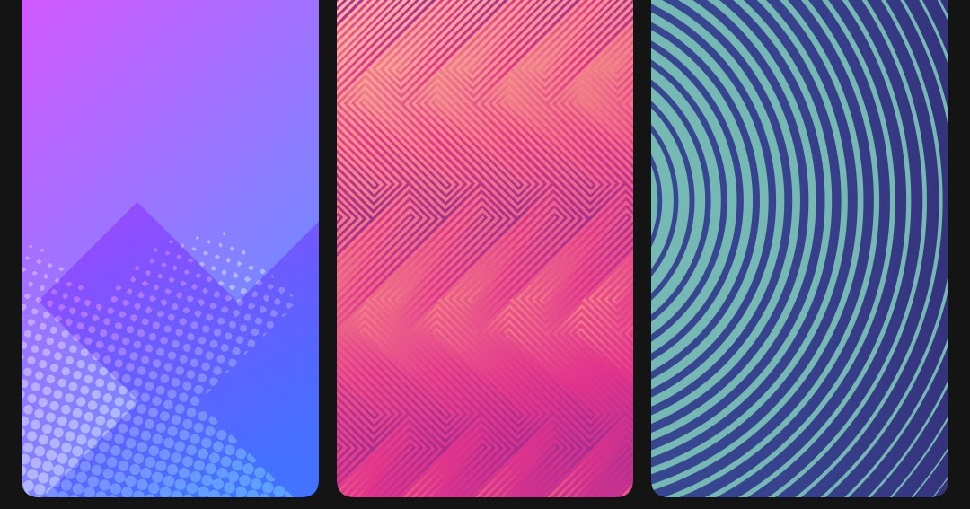 33 simple geometric gradient wallpapers in 1080p and 4K
