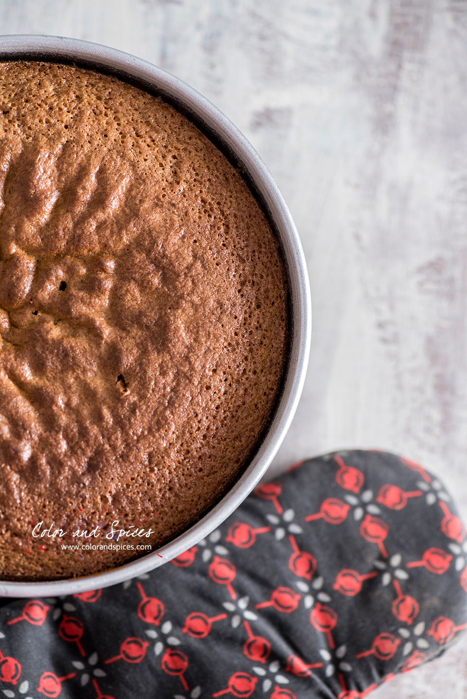 Color and Spices: Coffee cake with coffee glaze..