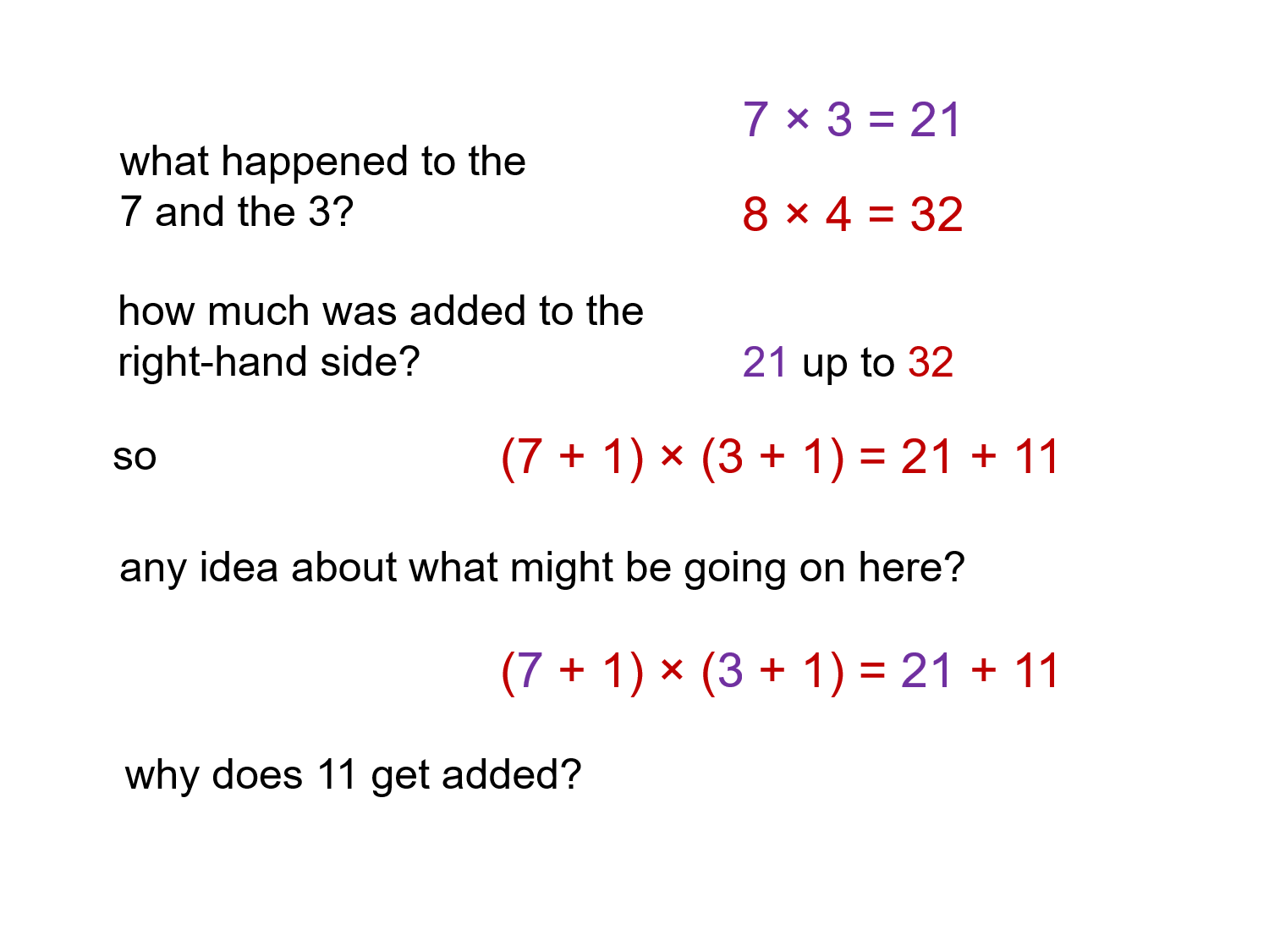 MEDIAN Don Steward mathematics teaching: simple multiplication ...