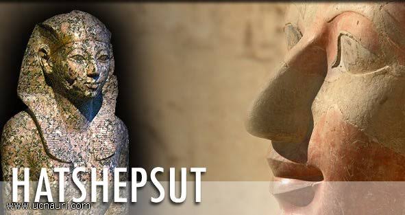 First and only female pharaoh in history: Hatşepsut