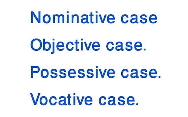 Case কাকে বলে? এটি কত প্রকার ও কি কি? - English Grammar A To Z