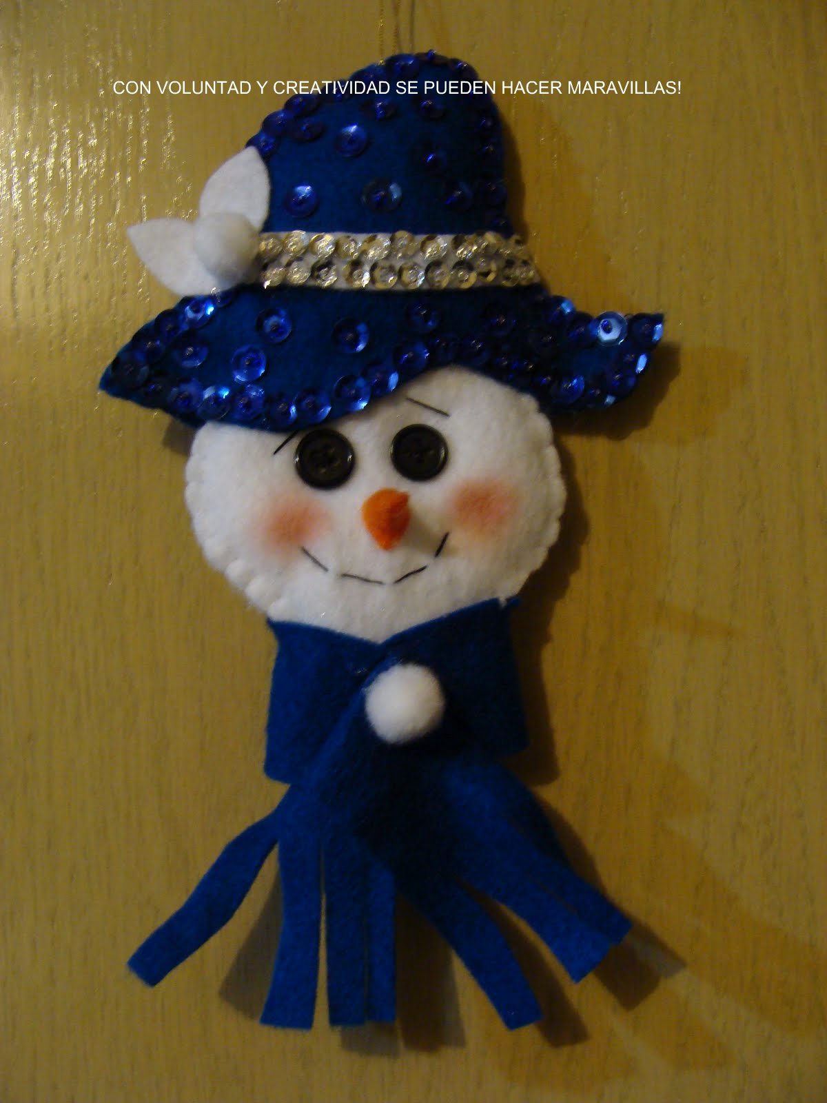 CON VOLUNTAD Y CREATIVIDAD SE PUEDEN HACER MARAVILLAS!: MUÑECO DE NIEVE ...