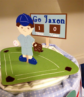 ~ Marilyn's Diaper Castle ~: Baseball Diaper Cake