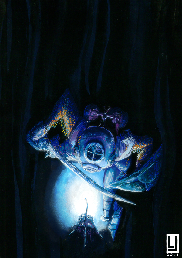 UNDERWATER KNIGHT | Louie Joyce . Illustrator