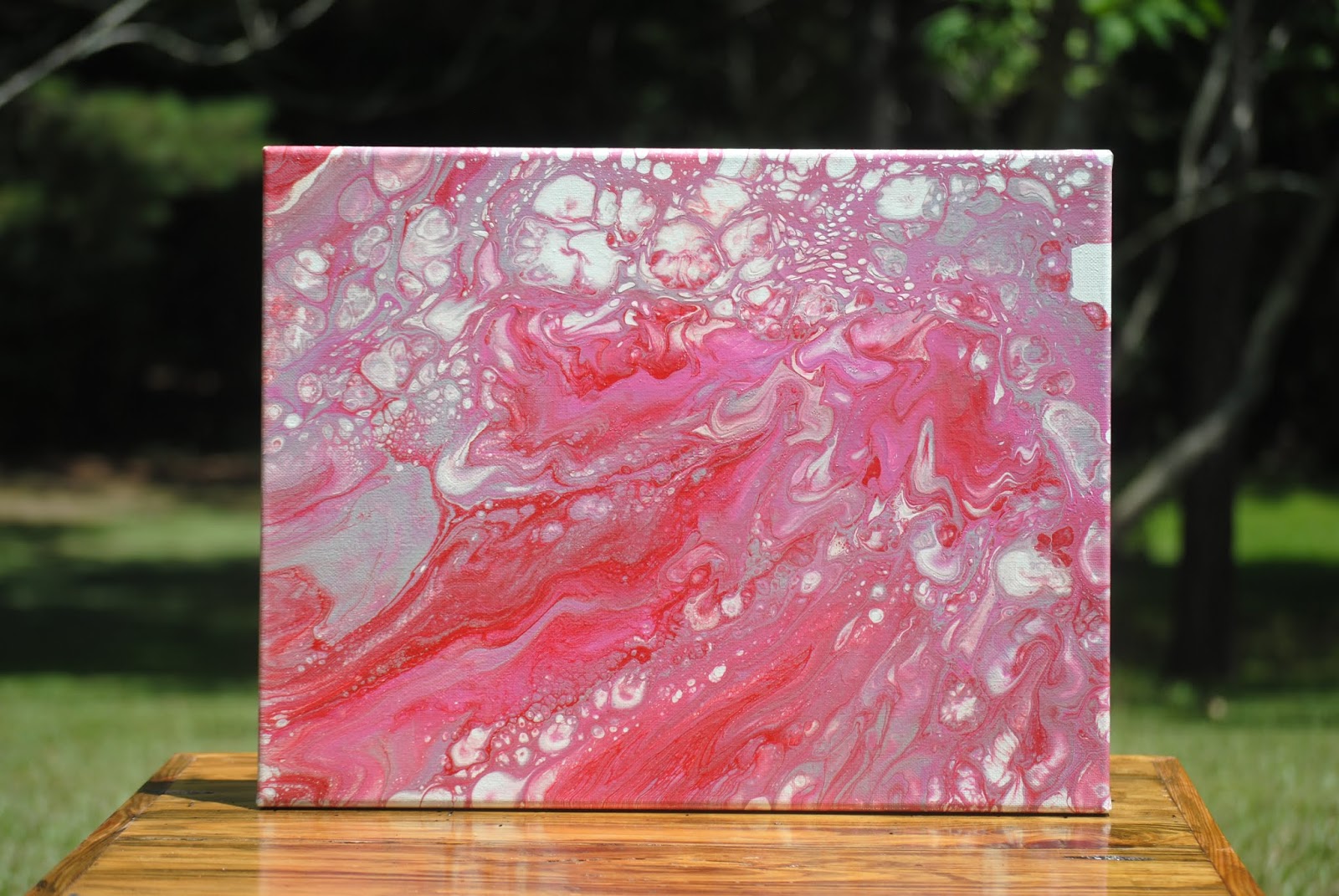 Heart of Enchantment: Fluid Art Gallery