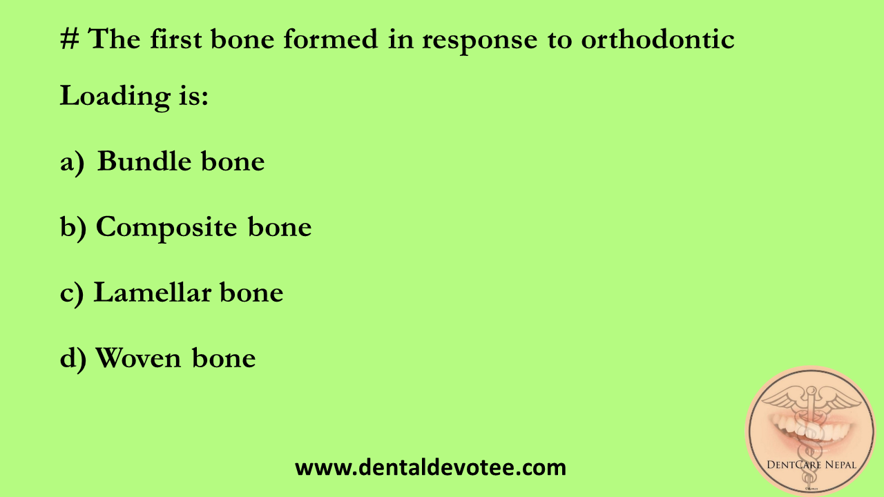 Dentosphere : World of Dentistry: The first bone formed in response to ...