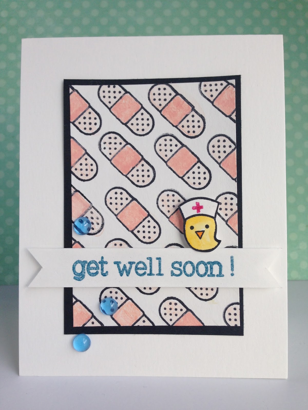 Scrappy Gaby: Get well soon card