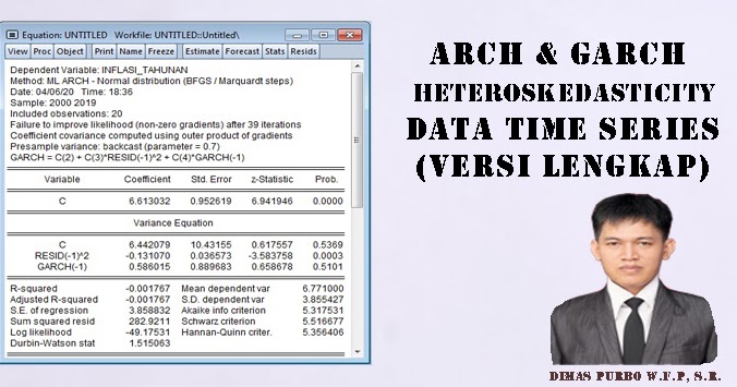 (Video) Cara Mendeteksi ARCH dan GARCH Data Time Series di Eviews 9 ...