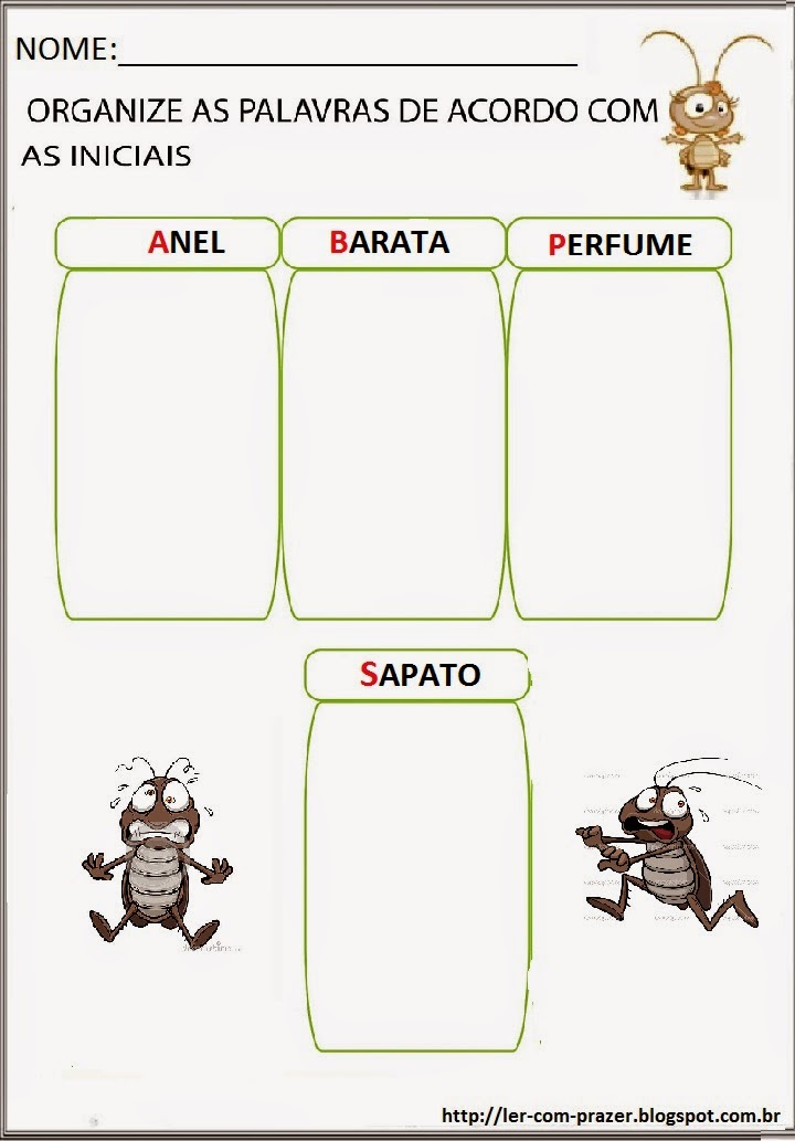 Ler com prazer: Sequência Didática sobre a Música"A Barata diz que tem..."