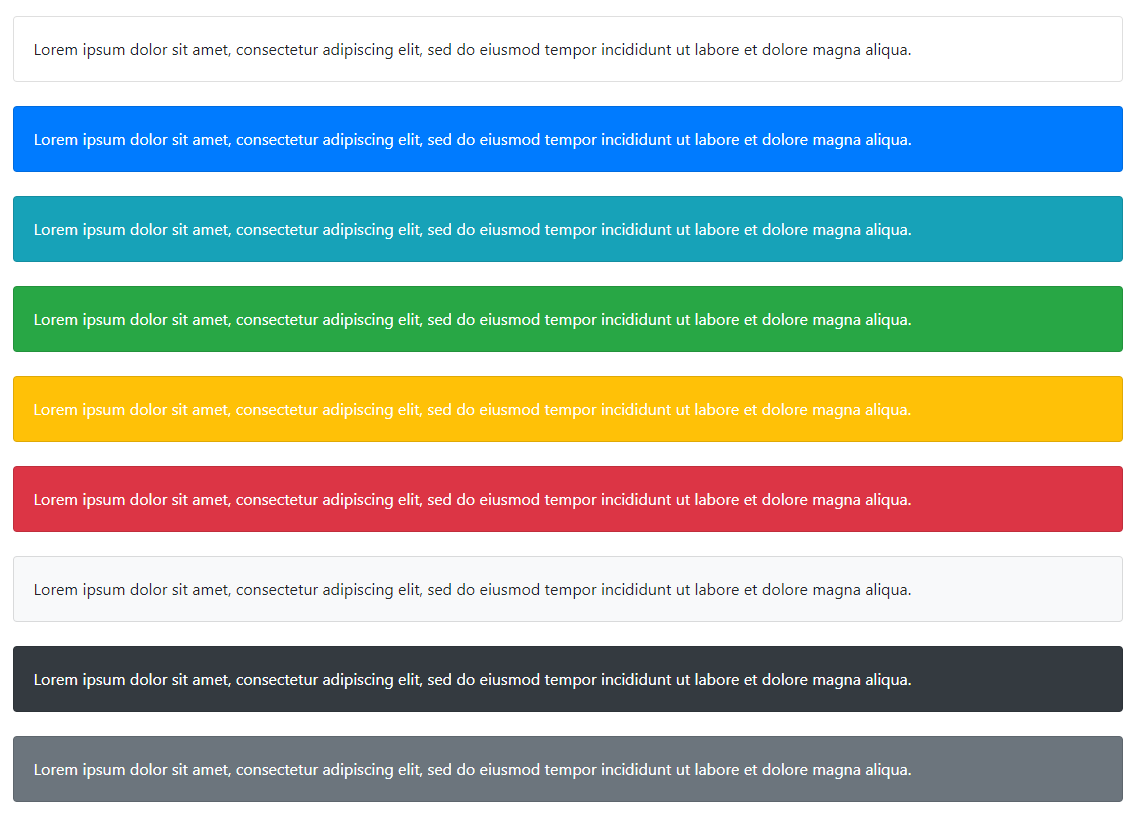 Bootstrap 4 Card Designs