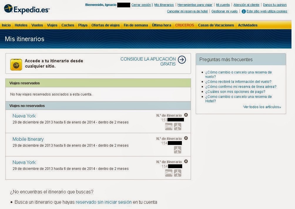 Expedia problemas y reclamaciones: Intentando Reservar con Expedia.es