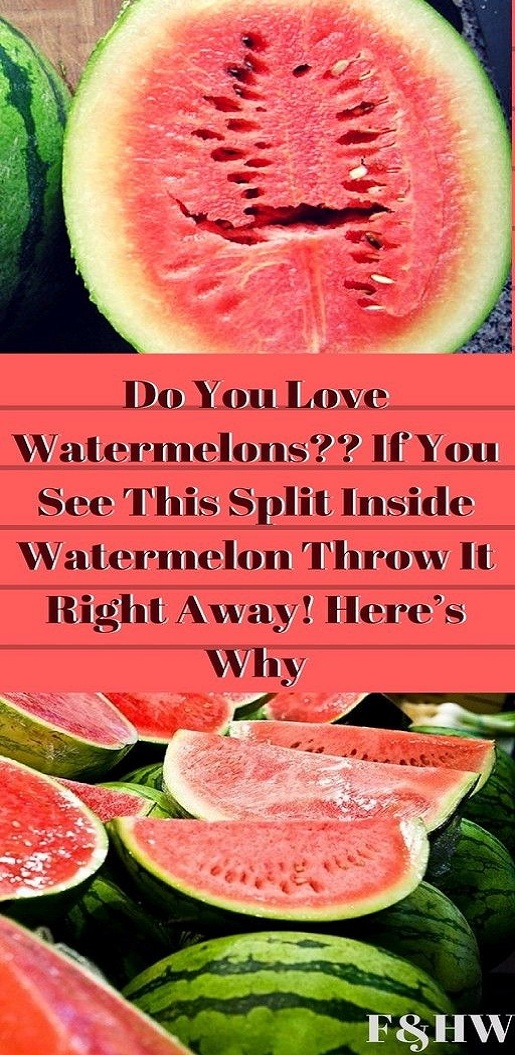 DO YOU LOVE WATERMELONS?? IF YOU SEE THIS SPLIT INSIDE WATERMELON THROW ...