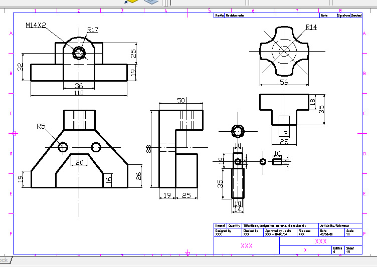 techdrawing: DRAWING DRILL JIG