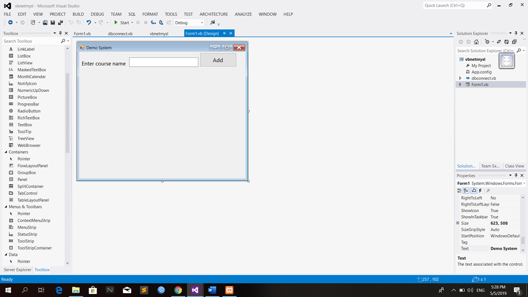 Adding Data to MySQL using VB 2012 ~ Klase Notes Adding Data to MySQL using VB 2012 ~ Klase Notes