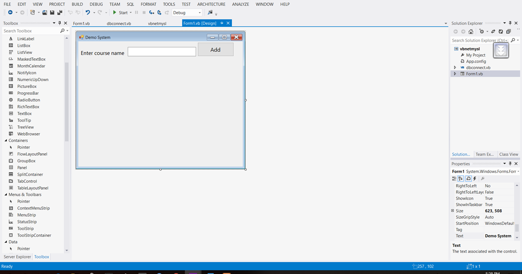 Adding Data To Mysql Using Vb 2012 ~ Klase Notes