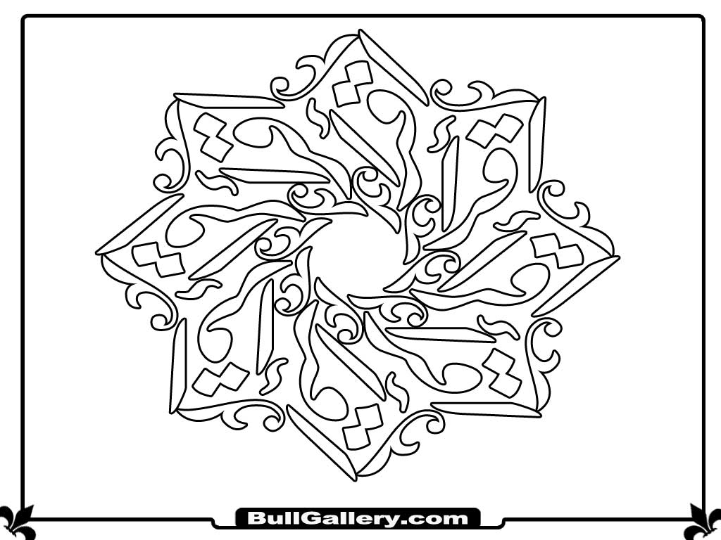 Pin Islamic Art Colouring Pages on Pinterest